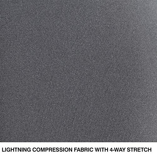 CHAMPRO Boys' Lightning Youth Sleevless Athletic Compression Shirt for Football, Basketball, Baseball, and More, White, Large