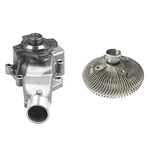 VIPCAR 1088 Engine Cooling Water Pump & Fan Clutch Assembly for Jeep 1999-2004 Grand Cherokee WJ 4.0L Power Tech I6