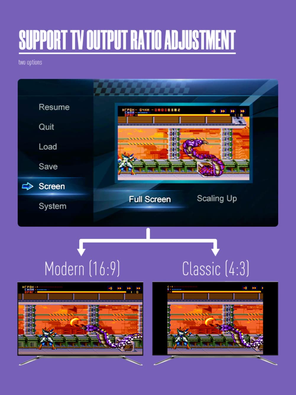 Retro Game Console, 16 Bit Retro Games Console, Emulator Console Built in 900+ Games, Plug and Play Games Console for SFC, Ideal Gifts for Kids Adults