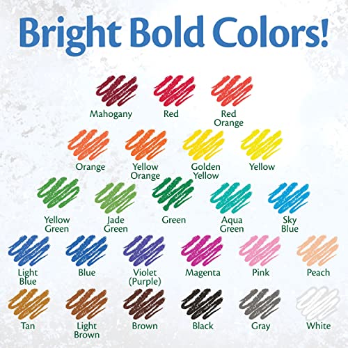 Crayola Colored Pencils, Coloring Supplies, 24 Count