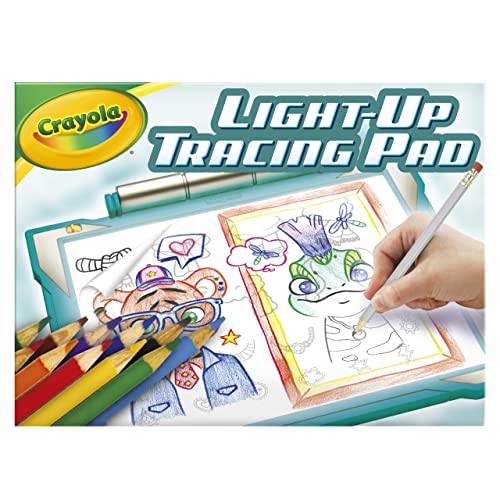 Crayola Light Up Tracing Pad - Teal, Kids Light Board For Tracing & Sketching, Easter Toys for Kids, Easter Gifts, 6+ [Amazon Exclusive]