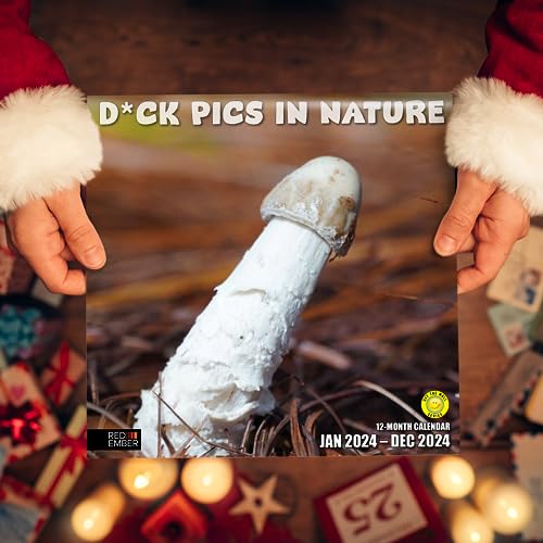 RED EMBER D'ck Pics in Nature 2024 Wall Calendar 12 Month | 12" x 24" Open | Thick & Sturdy Paper | Giftable | Calendar 2024