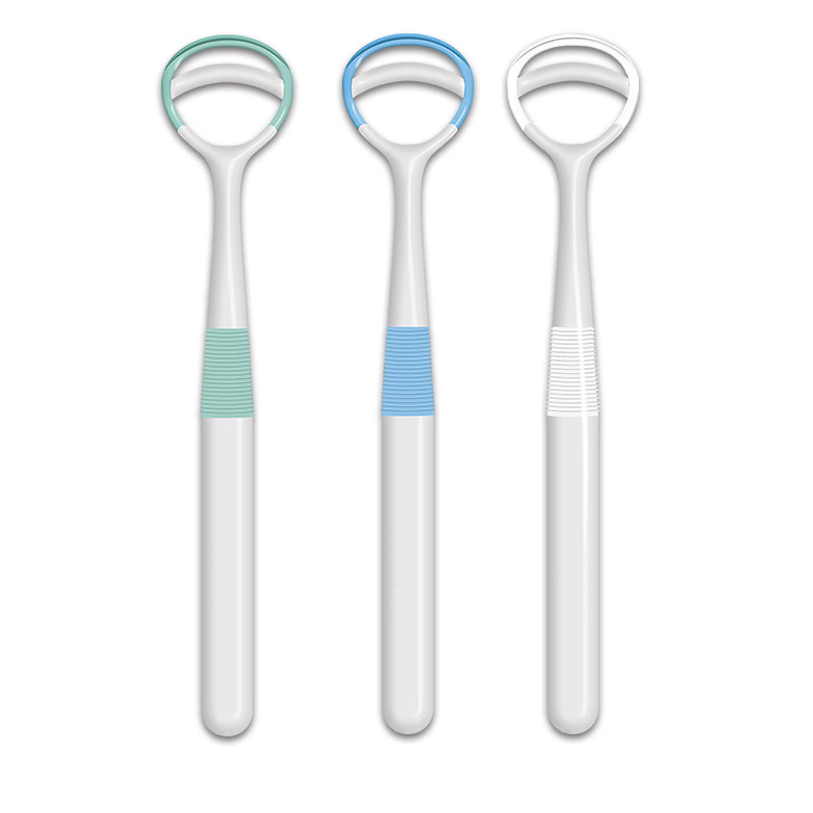 Tongue Brush,DFsucces Tongue Scraper,Tongue Scraper Cleaner for Adults Kids, Healthy Oral Care, Easy to Use, Eliminate Bad Breath (3 Pack)