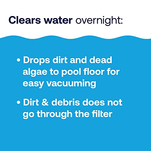 HTH 67080 Swimming Pool Care Drop Out™ Flocculant - Clears Cloudy Water Fast