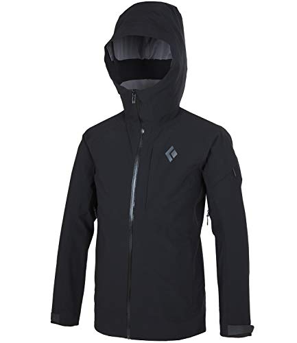 Black Diamond Equipment Mens Recon Stretch Ski Shell, Black, Large