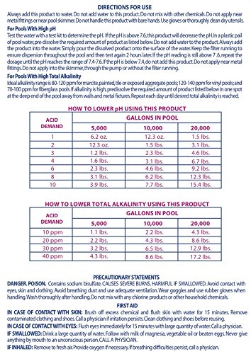 Robelle 2306B pH Lower for Swimming Pools, 6 lb