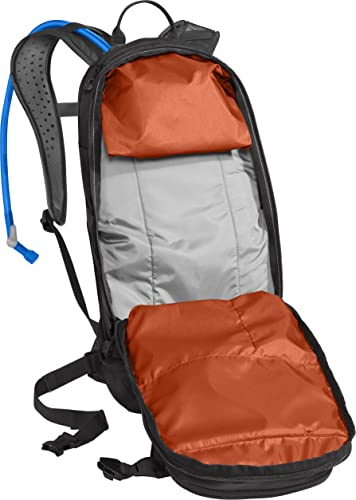 CamelBak M.U.L.E. Mountain Biking Hydration Backpack - Easy Refilling Hydration Backpack - Magnetic Tube Trap - 100 oz., Black