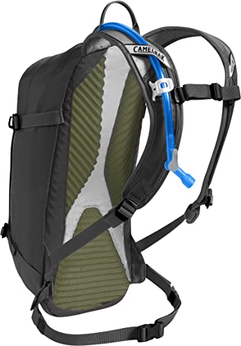 CamelBak M.U.L.E. Mountain Biking Hydration Backpack - Easy Refilling Hydration Backpack - Magnetic Tube Trap - 100 oz., Black