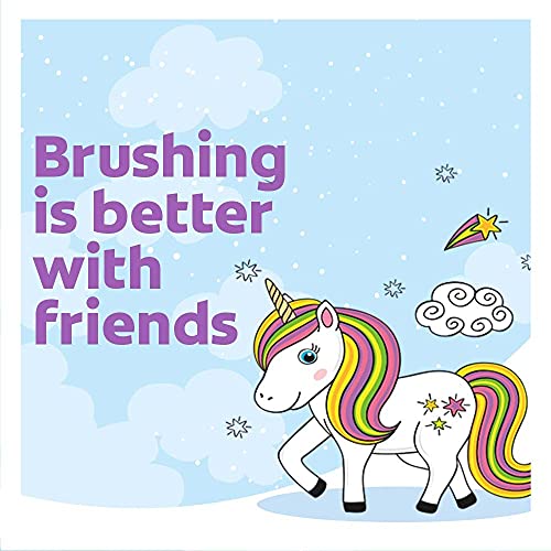 Colgate Kids Battery Powered Toothbrush, Unicorn, Extra Soft Toothbrush, Ages 3 and Up, 1 Pack