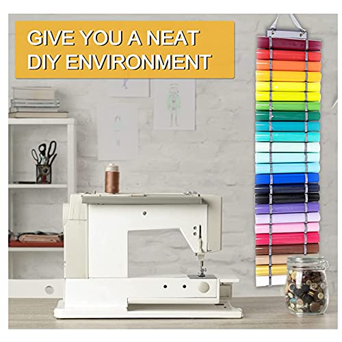 lixinhu Vinyl Roll Holder, 24 Compartments Craft Rack Roll Holder Wall Mount/Over Door Roll Storage Rack,Craft Organizer Vinyl Storage Rack | Hanging Organizer Storage