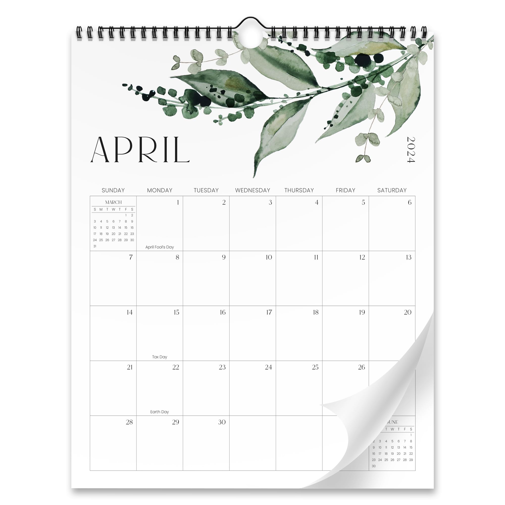 Aesthetic Greenery 2024 Wall Calendar - Runs from June 2023 Until December 2024 - The Perfect 2023-24 Calendar and Monthly Planner for Easy Organizing Description of the issue - Please update the title of the following ASIN B0C1KGC93W in order to improve