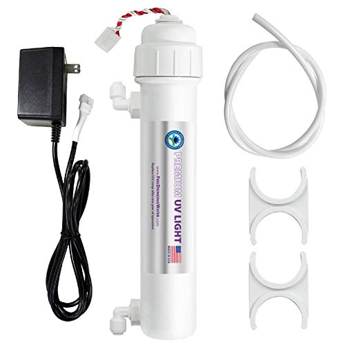 APEC Water Systems UV Ultra Violet Sterilizer Water Filter Kit with 1/4" Quick Connect UG-UVSET-1-4