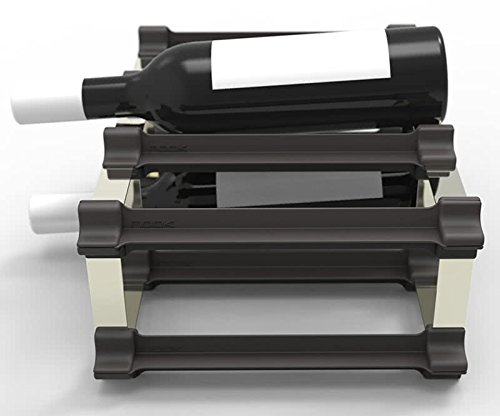 Nook 6 Bottle Modular Wine Rack - Easy 2 Step Assembly
