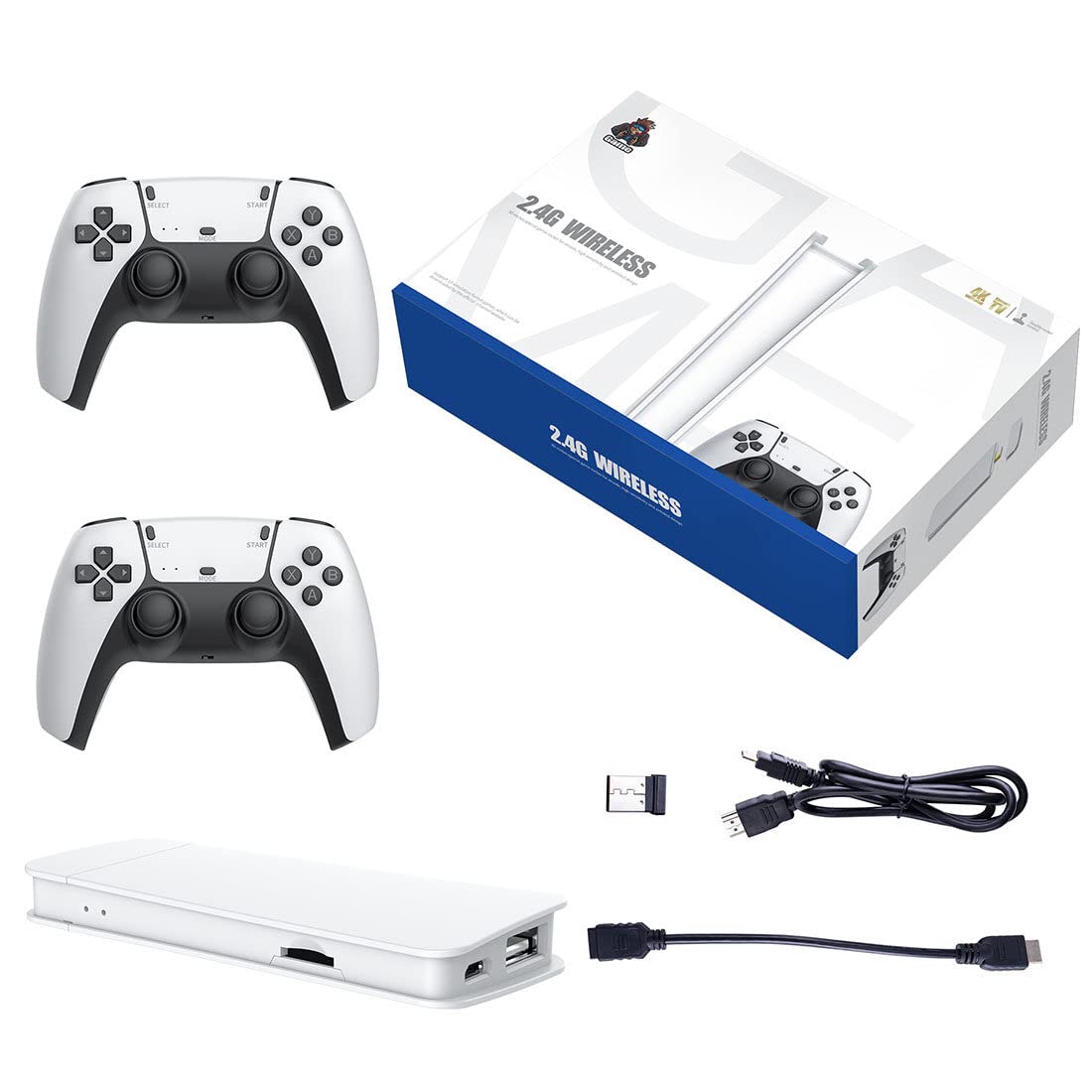 Newcomer M15 Game Stick, Retro Handheld Game Console with 19,000 Games, HD 4K 64G Plug and Play Video Games for TV