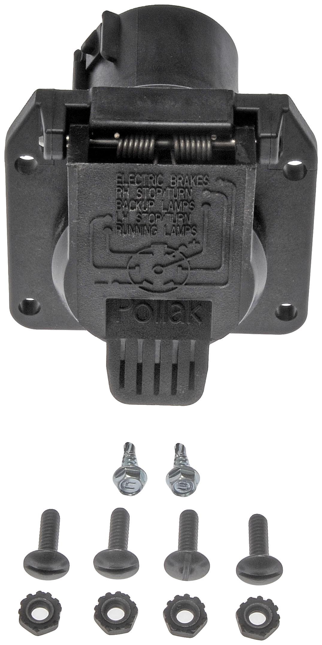 Dorman 924-308 Trailer Hitch Electrical Connector Plug Compatible with Select Ford / Lincoln / Mercury Models