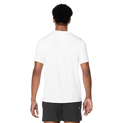 Speedo mens Uv Swim Graphic Short Sleeve Tee Rash Guard Shirt, Wave Bright White, X-Large