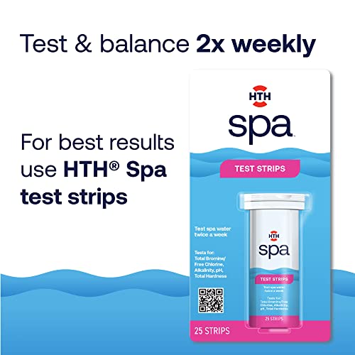 HTH Spa Care Alkalinity Up, Spa & Hot Tub Chemical Raises Alkalinity, Stabilizes pH Fluctuation, 1.25 lbs