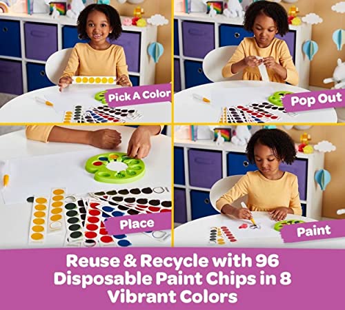 Crayola Watercolor Paint Set, Pop & Paint Palette, Washable Kids Paints, Gift
