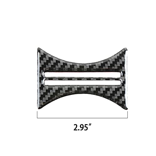Xotic Tech Water Cup HolderĀ PanelĀ Cover Trim, Real Carbon Fiber, Compatible with Mercedes Benz A180 CLA180 CLA200 CLA250 GLA180 GLA200 GLA250 2.95"