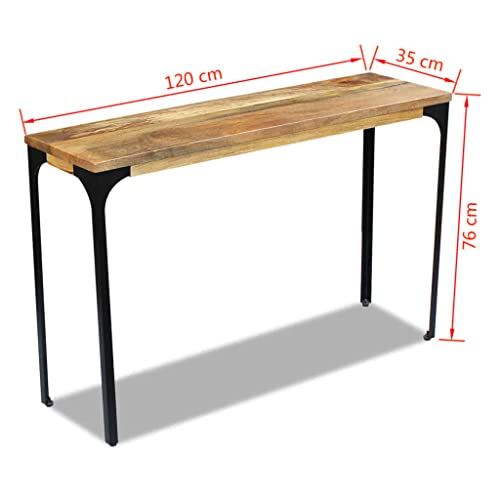 vidaXL Console Table Hall Side Living Room Solid Mango Wood/Reclaimed Wood