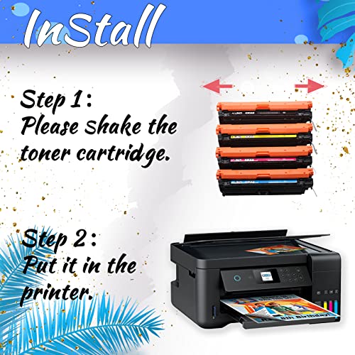RAQZ CE340A Toner Cartridge for HP Laserjet Enterprise 700 Color M775dn M775f M775z M775z+ Printer Cyan