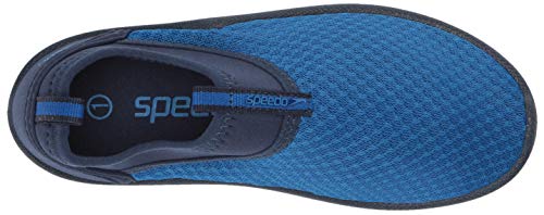 Speedo unisex child Tidal Cruiser Kids Water Shoe, Navy/Royal, 2 Big Kid US