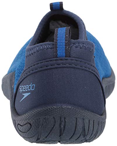 Speedo unisex child Tidal Cruiser Kids Water Shoe, Navy/Royal, 2 Big Kid US