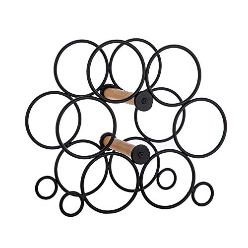 Home Zone Living Wine Rack for Countertop - Holds up to 6 Bottles