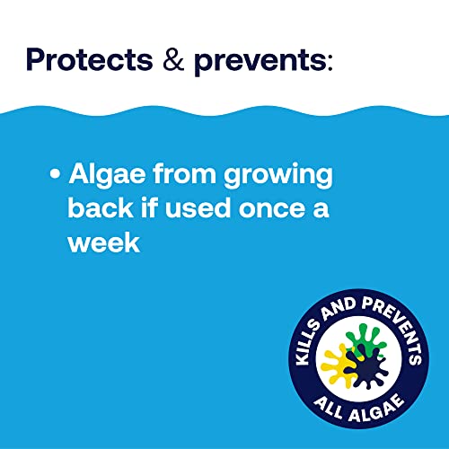 HTH Pool Care Algae Guard Advanced, Swimming Pool Chemical Kills & Prevents All Algae, Fast-Acting, 32 fl oz