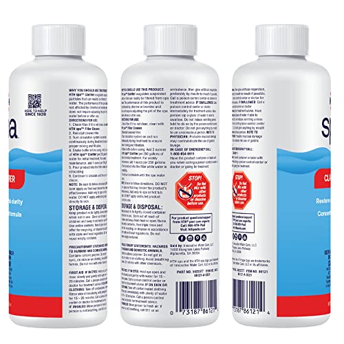 HTH Spa Care Clarifier, Concentrated Spa & Hot Tub Chemical for Crystal Clear Water, 16 oz