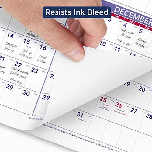 AT-A-GLANCE 2024 Paper Wall Calendar Monthly Planner, 24" x 36", Extra Large (PM122824)