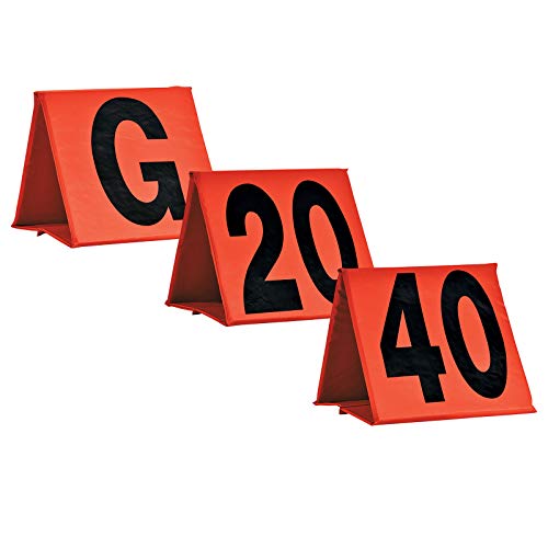 CHAMPRO Football 7 on 7 Yard Markers, Orange (A102F)