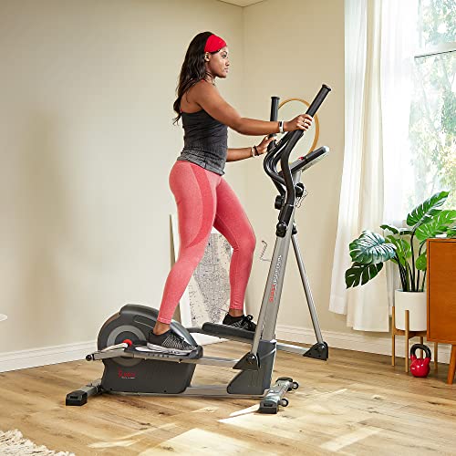 Sunny Health & Fitness Elite Interactive Series Exercise Elliptical with Exclusive SunnyFit App Enhanced Bluetooth Connectivity - SF-E320047