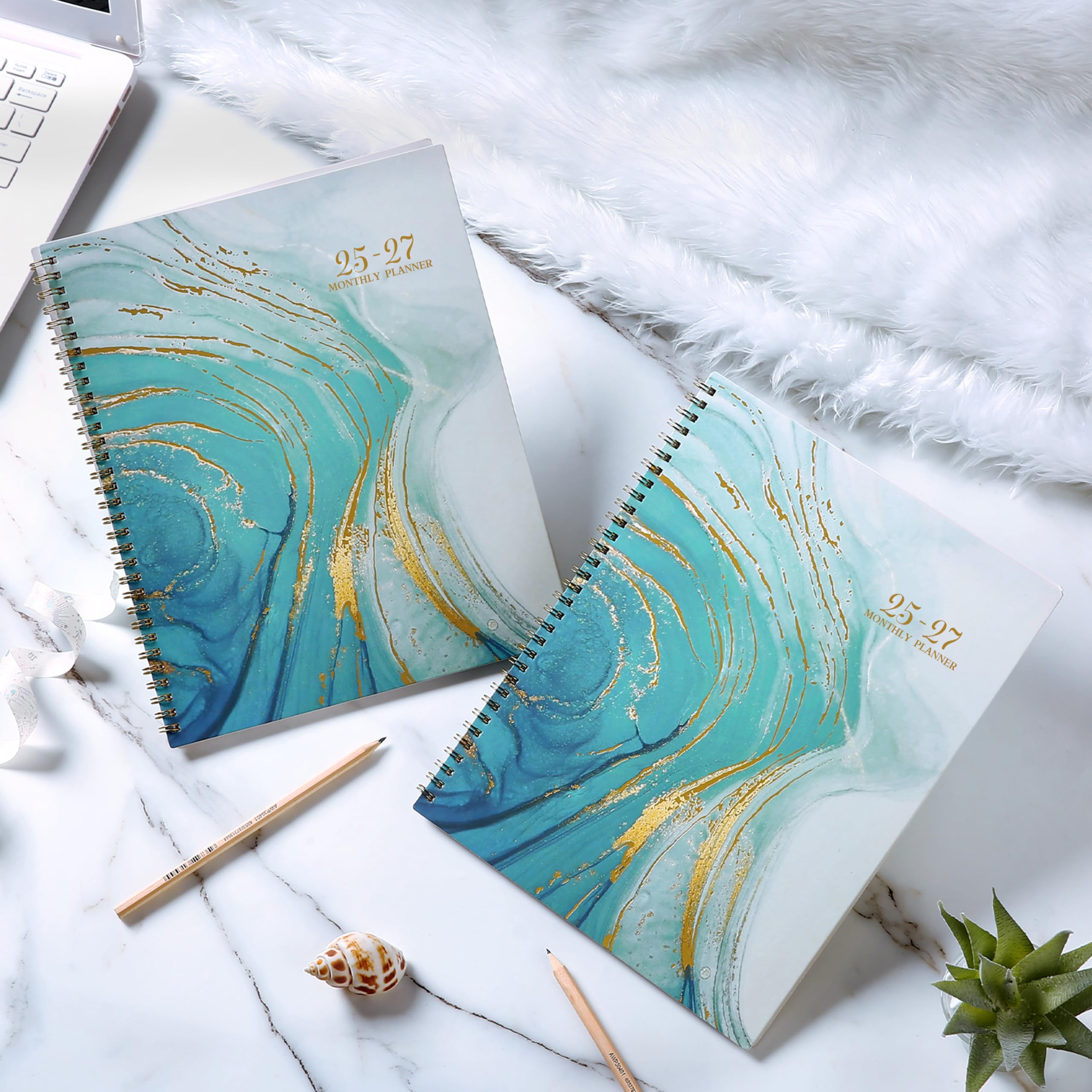 2025-2027 Monthly Planner/Calendar - Jul. 2025 - Jun. 2027, 9" x 11", 2025-2027 Calendar Spiral Bound, 2 Year Monthly Planner with Tabs