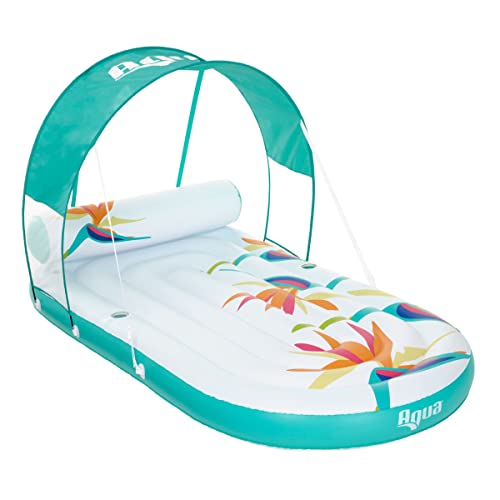 Aqua Paradise Pool Float Lounge with Canopy