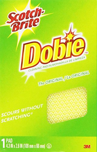 Scotch-Brite Cleaning Pads Dobie (6-Pack) [Packaging May Vary]