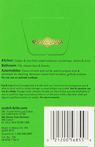 Scotch-Brite Cleaning Pads Dobie (6-Pack) [Packaging May Vary]