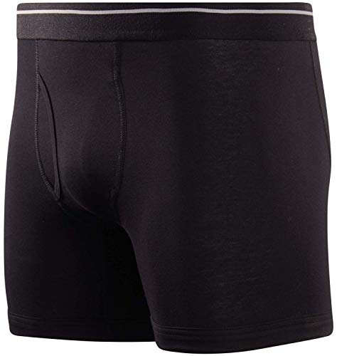 Members Mark Underwear - Stretch Boxer Briefs (5 Pack), Size Large, Black