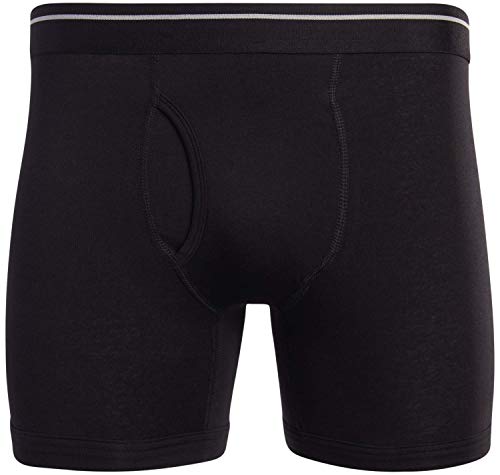 Members Mark Underwear - Stretch Boxer Briefs (5 Pack), Size Large, Black