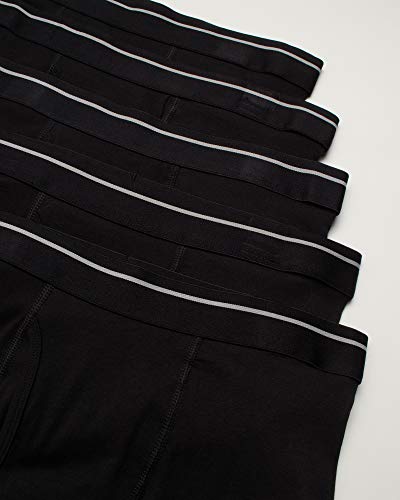 Members Mark Underwear - Stretch Boxer Briefs (5 Pack), Size Large, Black