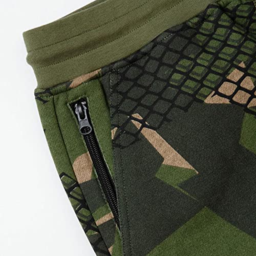 Staple Pigeon Wire Camo Pigeon Sweatpants Green (X-Small, x_s)