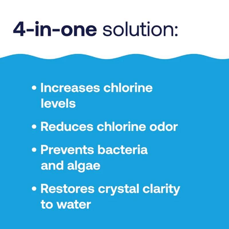 HTH Pool Care Shock Advanced, Swimming Pool Chemical Prevents Bacteria & Algae, Cal Hypo Formula, 2 lbs