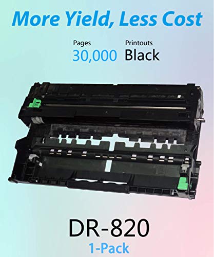 MM MUCH & MORE Compatible Drum Unit Replacement for Brother DR820 DR-820 DR 820 to Use for MFC-L5900DW HL-L6200DW HL-L5100DN MFC-L5800DW MFC-L5700DW HL-L5200DWT MFC-L6700DW HL-L5200DW (1 x Pack)