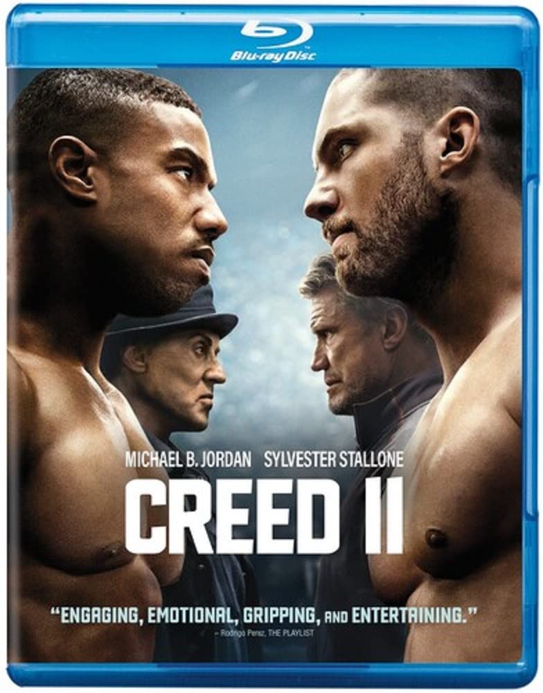 Creed 1 One & Creed 2 Two Michael B Jordan Sylvester Stallone 2 Blu Ray Set Includes Cinema Movie Time Art Card
