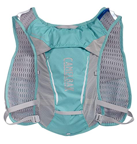 CamelBak Women's Circuit Run Vest with 50oz Hydration Bladder, Aqua Sea/ Silver