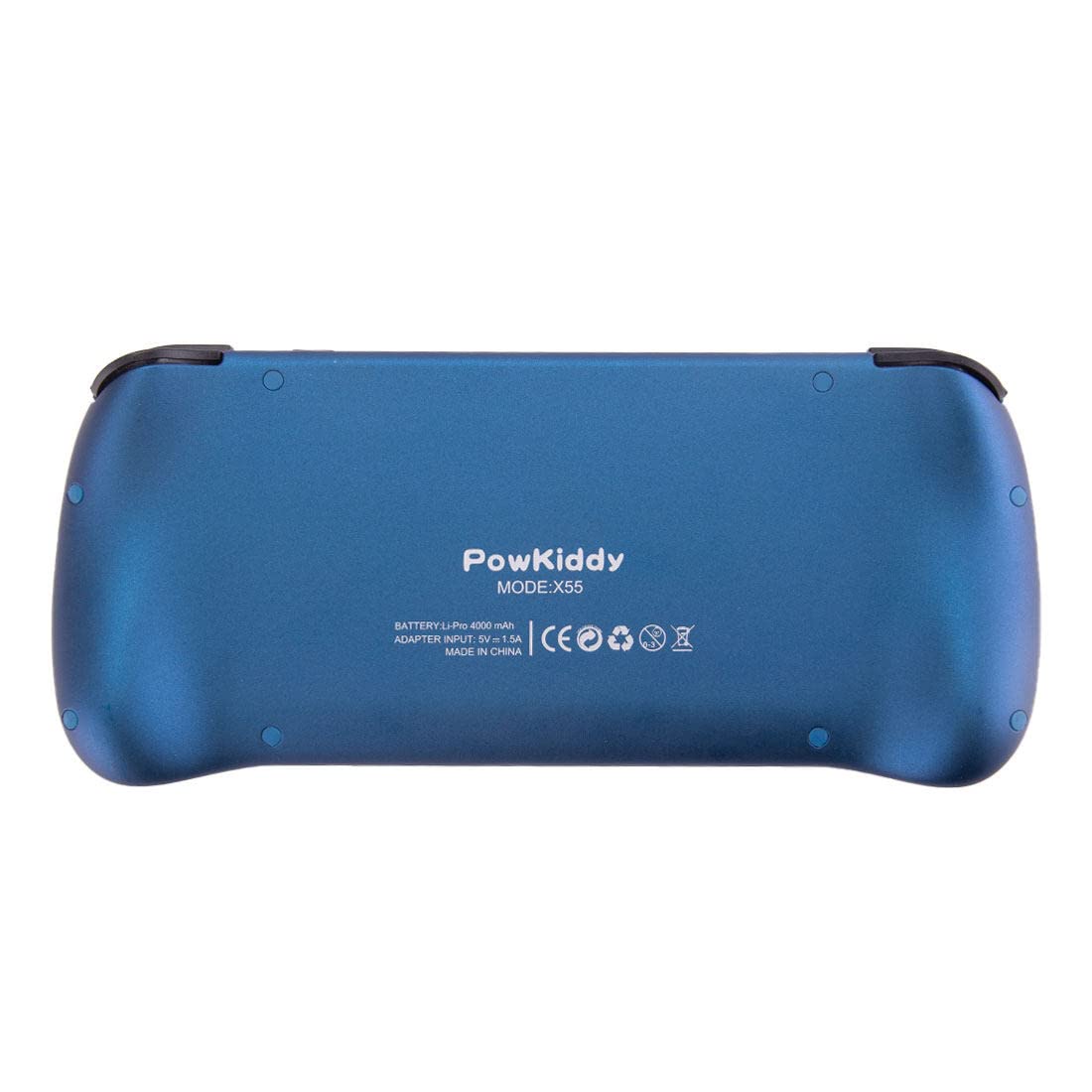 DECI Powkiddy X55 Handheld Retro Gaming Console with 20000 Games, 16G+128G 5.5 Inch Video Arcade Emulator with Storage Handbag Bag, 2.4G Wireless Gamepad, Tempered Glass Screen Protector