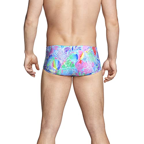 Speedo Men's Swimsuit Euro Brief Endurance Printed