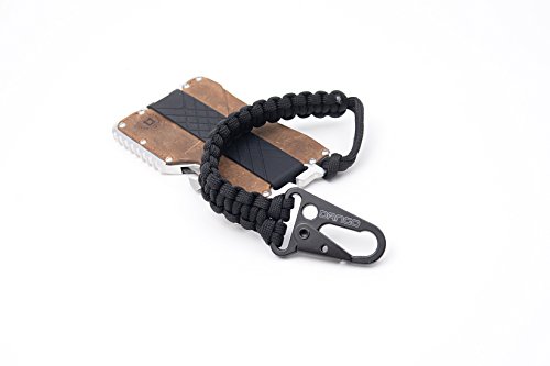 Dango EDC Tether - Cobra Weave 550 Paracord - 6 Inch Woven, 10 Feet Unraveled (Brown)