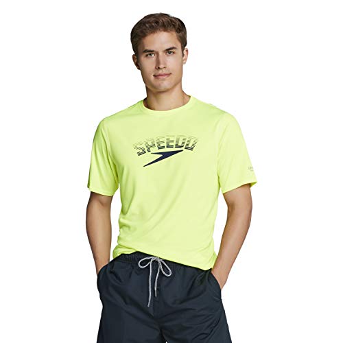 Speedo Men's Uv Swim Shirt Graphic Short Sleeve Tee