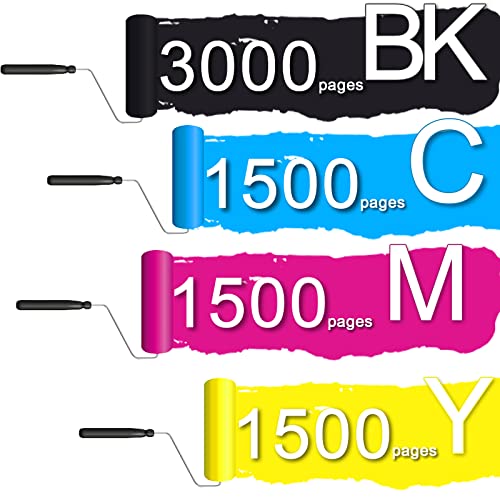 Jagute LC3033 Compatible Ink Cartridges Replacement for Brother LC3033XL LC3033XXL Ink Work with Brother MFC-J995DW MFC-J995DWXL MFC-J805DW MFC-J805DWXL MFC-J815DW Printer(BK/C/M/Y)